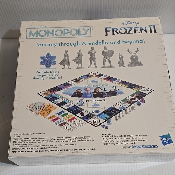 Disney | Games | Disney Frozen Ii Monopoly Board Game | Poshmark